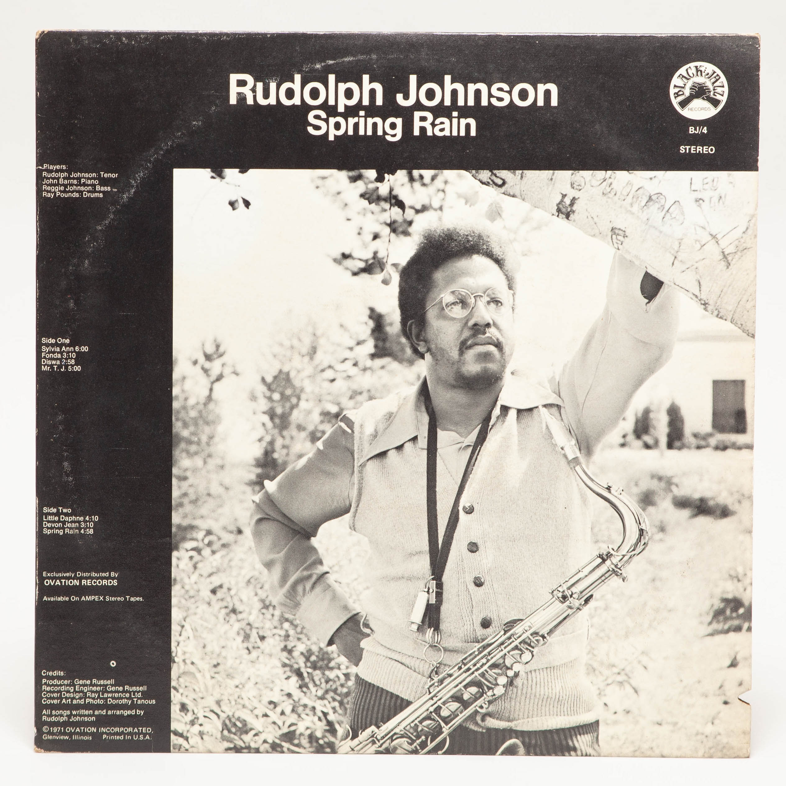Rudolph Johnson "Spring Rain" LP | HARK